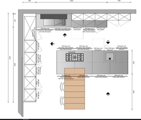 Ex Display Poliform Matrix Kitchen with Phoenix Island] The Used Kitchens