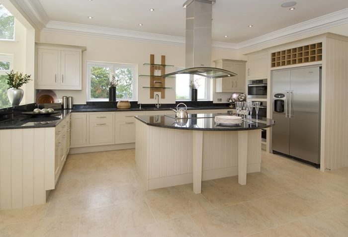 Brand New but Installed Hand-painted Smallbone kitchen with and island